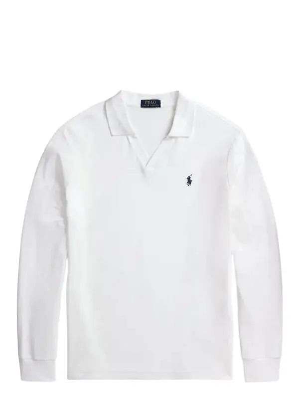 Polo Ralph Lauren Logo-embroidered Long-sleeve T-shirt - White