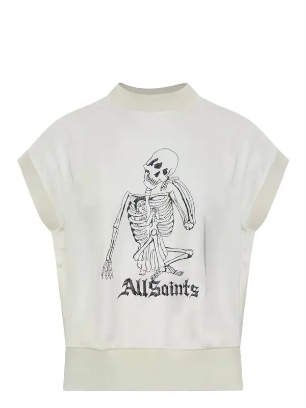 ALLSAINTS Graphic-print T-shirt - Neutrals