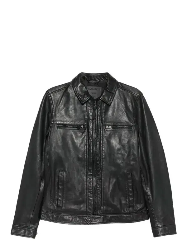 ALLSAINTS Luck Leather Jacket - Black