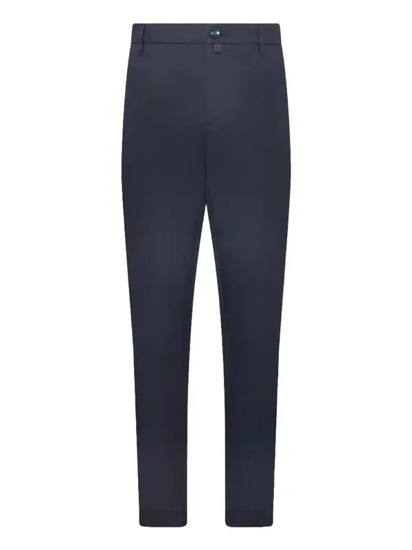 Jacob Cohen Logo-patch Trousers - Blue