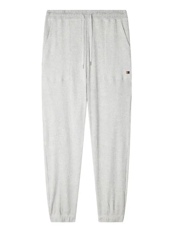 Paul Smith Waffle-knit Drawstring Track Pants - Grey