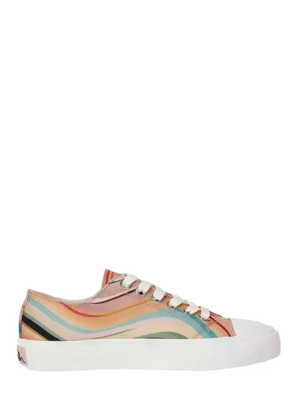 Paul Smith Marble Swirl Lace-up Sneakers - Pink