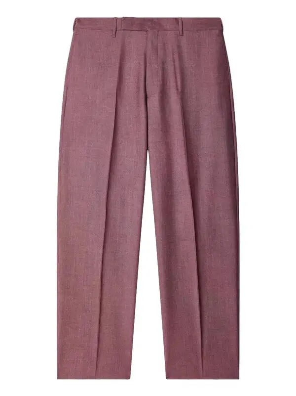 Paul Smith Relaxed-fit Pleated Trousers - Pink