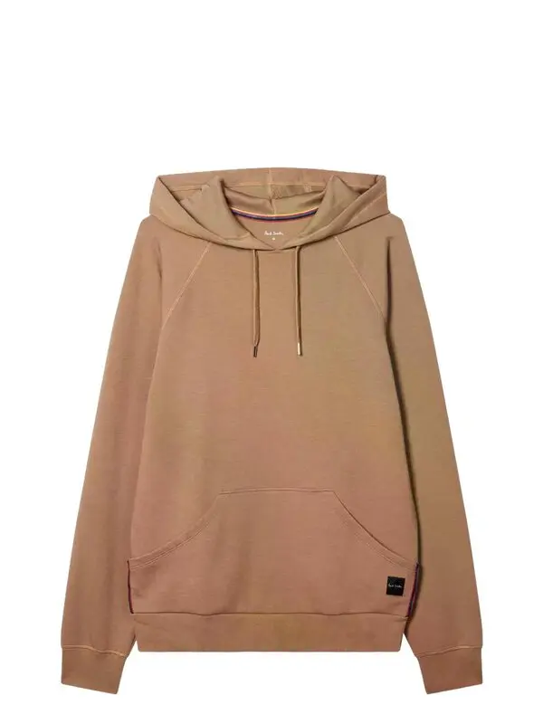 Paul Smith Artist Stripe Raglan-sleeve Hoodie - Brown