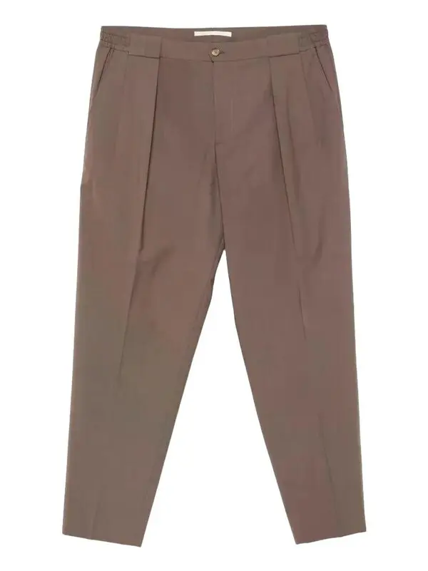 BRIGLIA 1949 Belt-loops Trousers - Brown