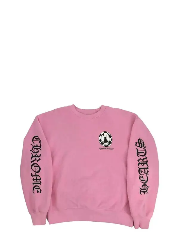 Chrome Hearts Graphic Crew-neck Sweatshirt - Pink