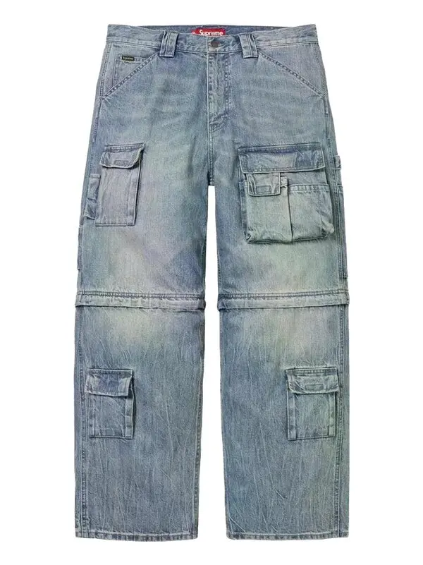 Supreme Zip-off Utility Trousers - Blue