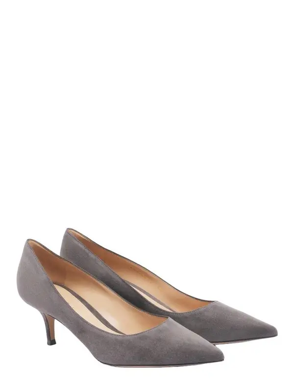 GIANVITO ROSSI Suede Pumps - Grey