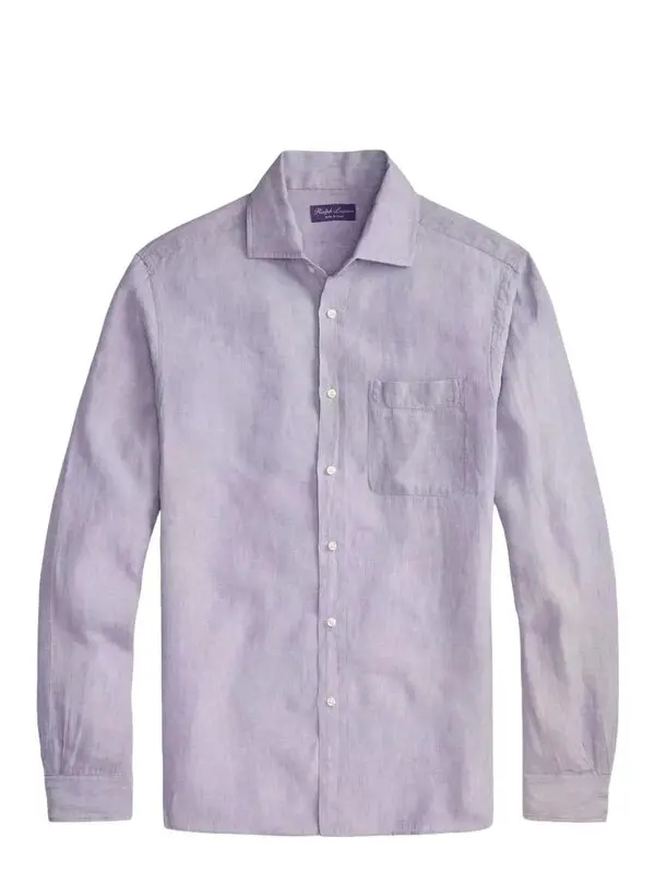Ralph Lauren Purple Label Chest-pocket Shirt - Purple