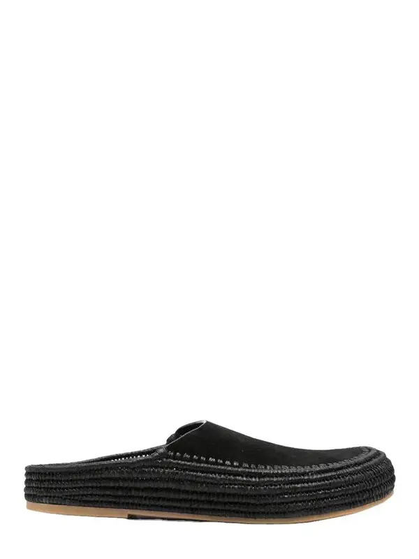 PALOMA BARCELO Suede Mules - Black