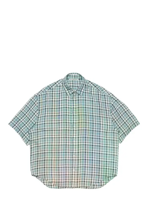 Acne Studios Check Short-sleeve Shirt - Blue