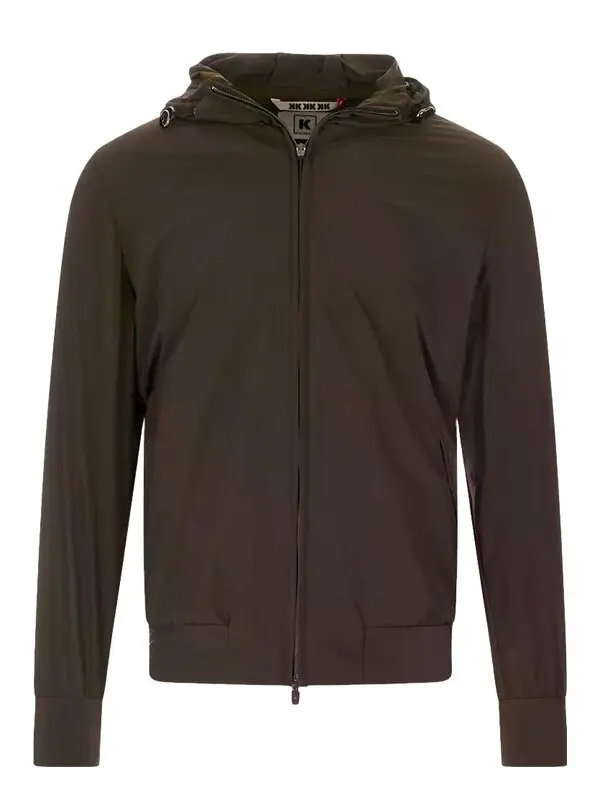 KIRED Zip-up Hooded Jacket - Brown