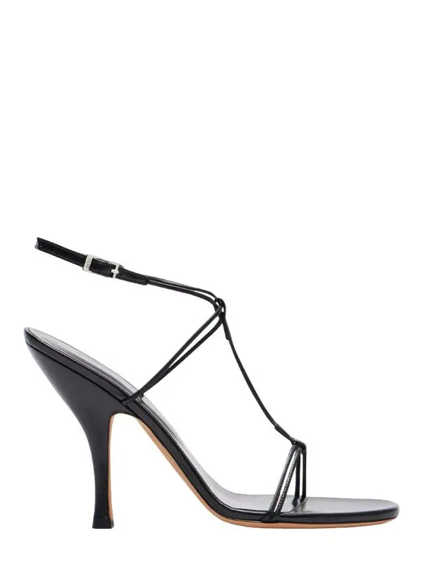 JUDE Leather Sandals - Black