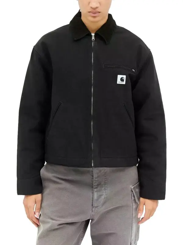 Carhartt Work In Progress Og Detroit Zip-front Jacket - Black