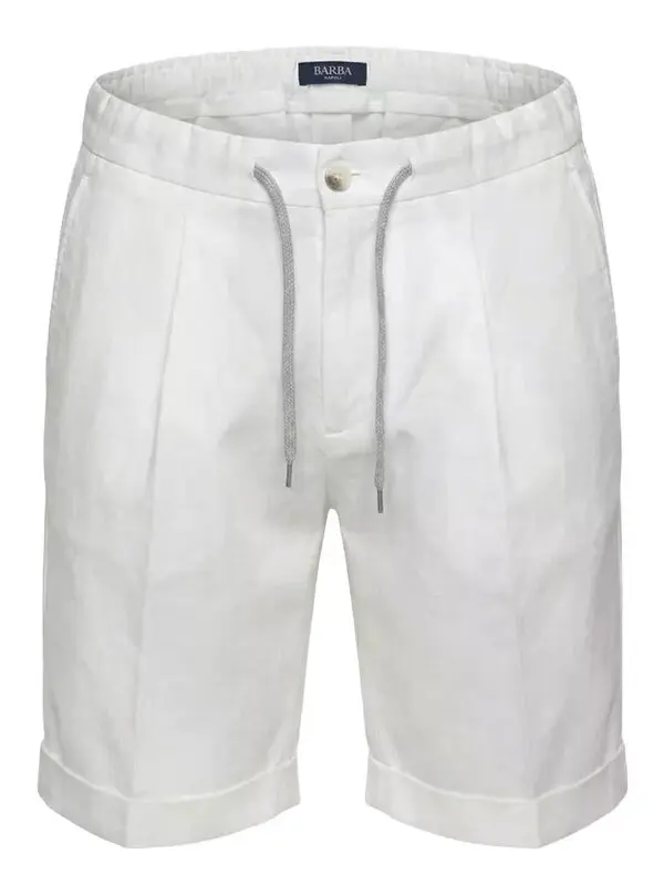 ARTE ANTWERP Pleated Drawstring Shorts - White