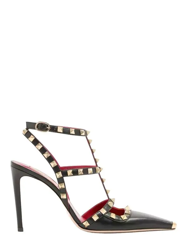 Valentino Garavani Rockstud Kidskin Pumps 100mm - Black