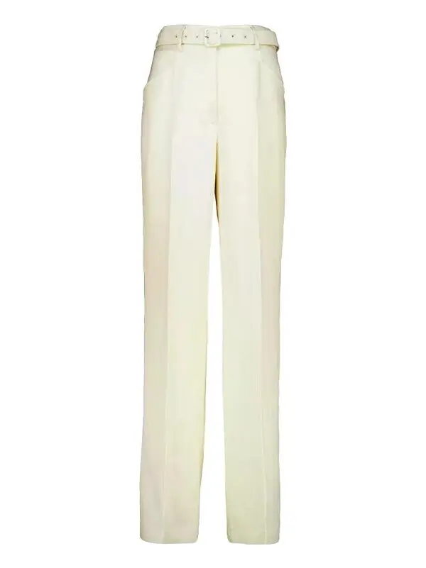 Gabriela Hearst Norman Textured-linen Trousers - Neutrals