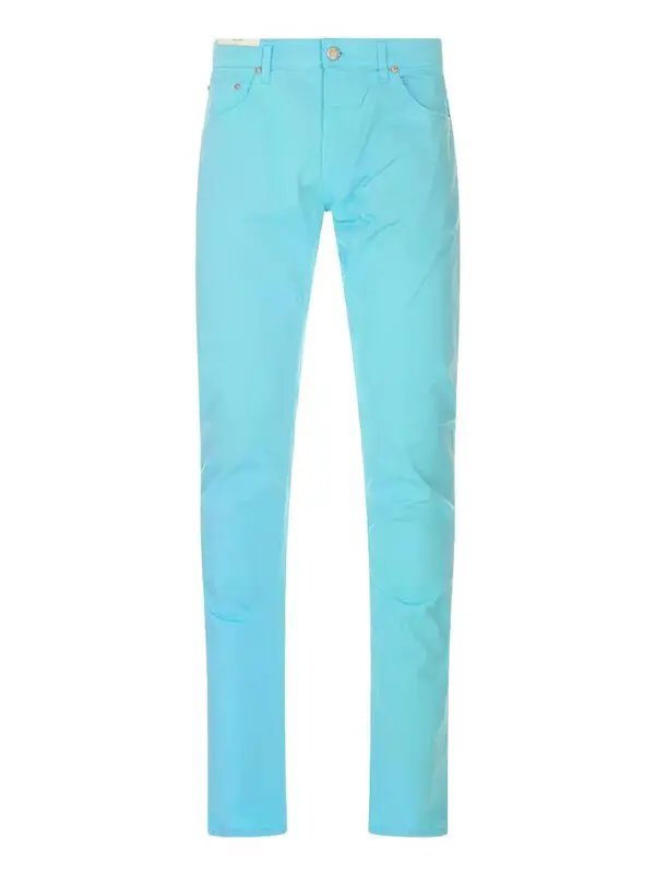 PT TORINO Logo-patch Trousers - Blue
