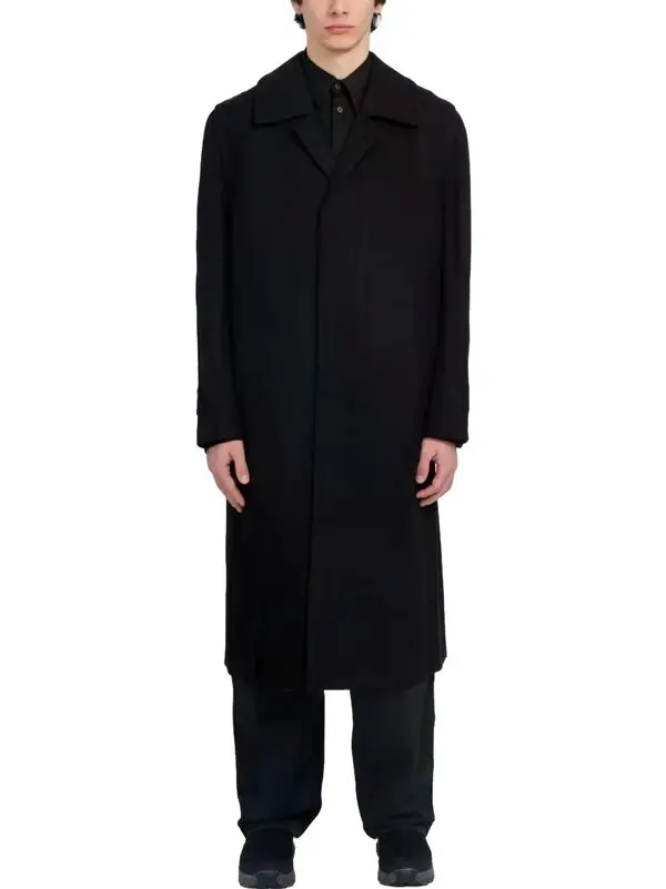 RIER Loden Classic Coat - Black