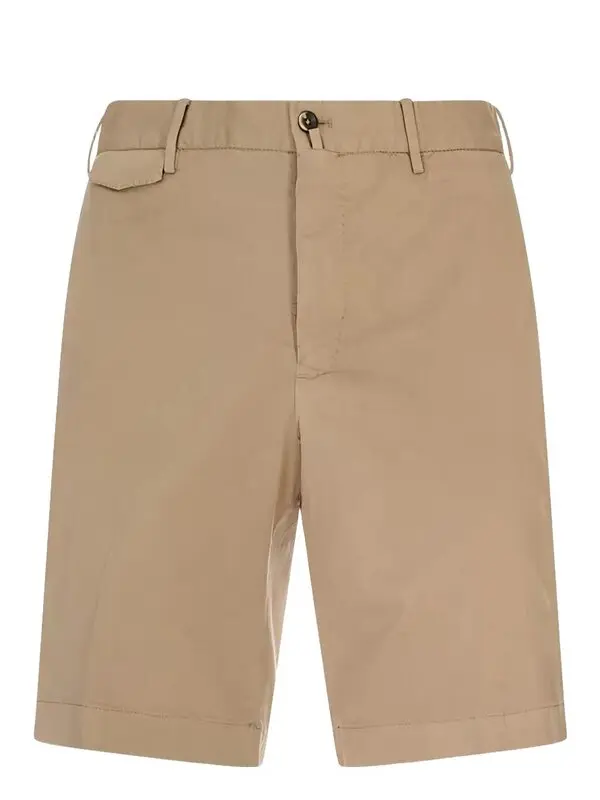 PT TORINO Straight Leg Shorts - Neutrals