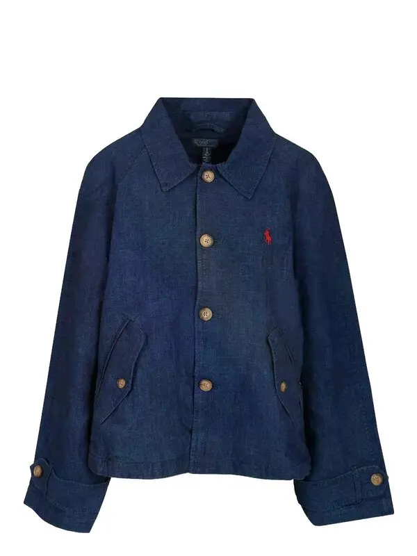 Polo Ralph Lauren Raglan-sleeve Denim Jacket - Blue