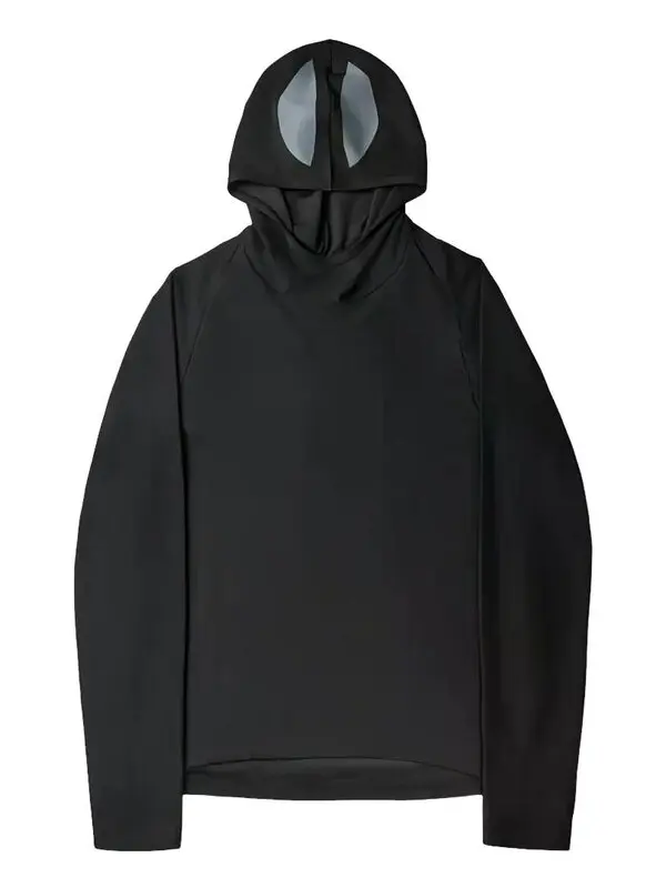 FFFPOSTALSERVICE Eye-motif Raglan-sleeve Hoodie - Black