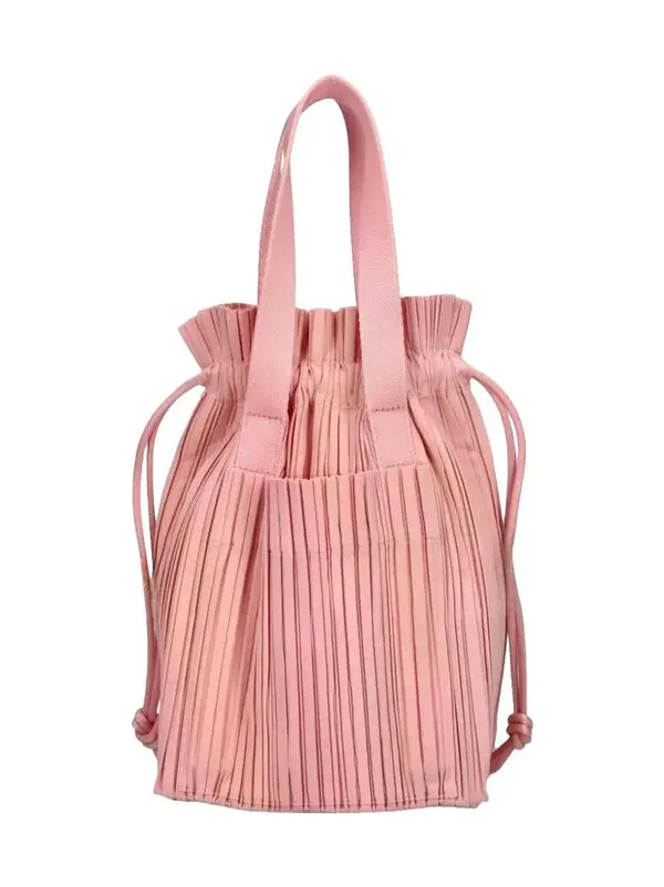 Issey Miyake Pleated Shoulder Bag - Pink