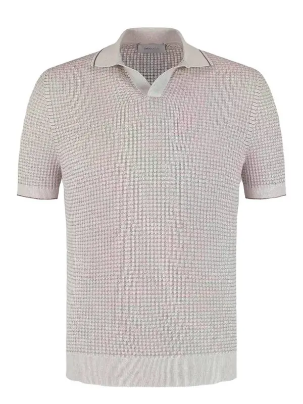 GRAN SASSO Polo-collar T-shirt - Neutrals