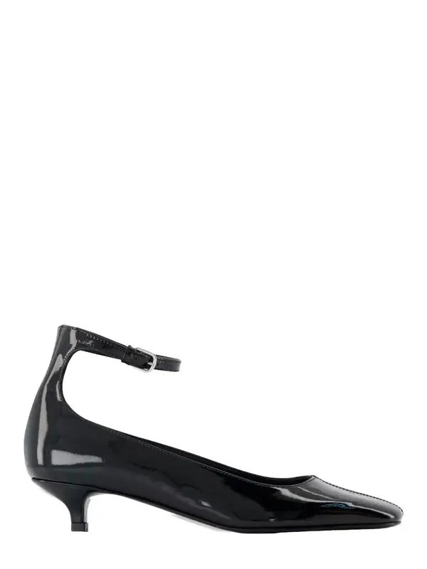 TOTEME Ankle-strap Leather Pumps - Black