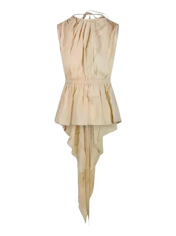 LAMRONS Swallowtail-shaped Top - Neutrals