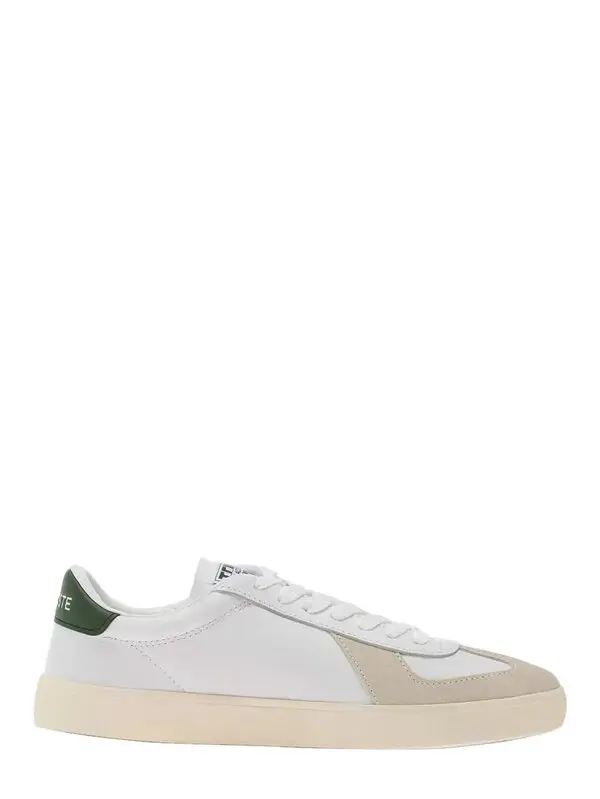 Lacoste Logo-patch Panelled Sneakers - White