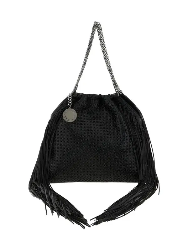 Stella McCartney Falabella Fringe-trimmed Tote Bag - Black