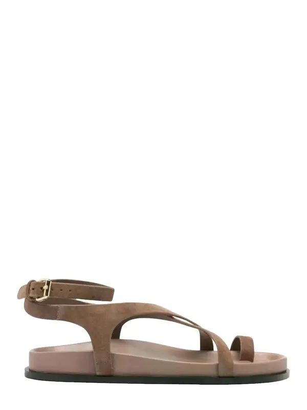 A.emery The Jalen Crossover-strap Sandals - Brown