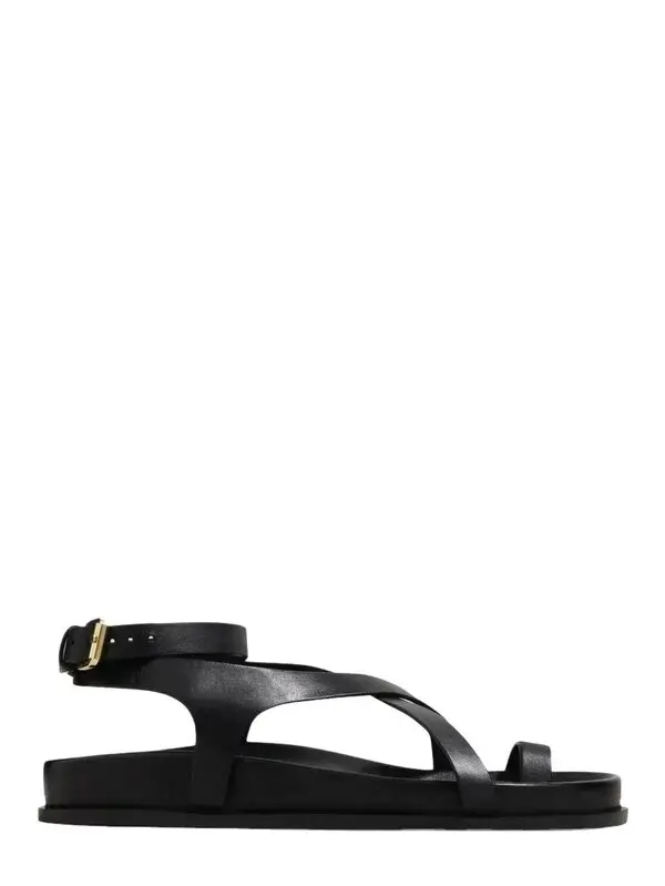 A.emery The Jalen Crossover Sandals - Black