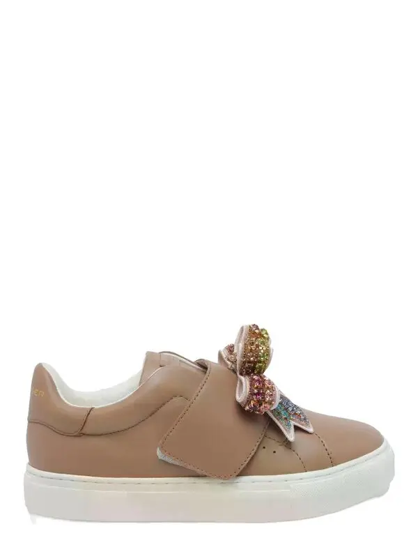 Kurt Geiger Laney Bow-detail Sneakers - Neutrals