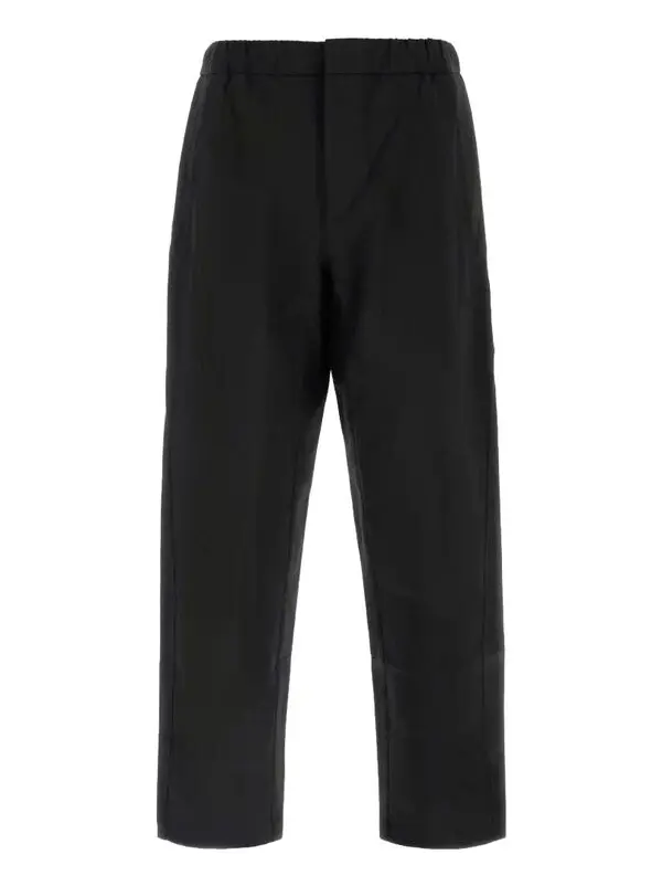 Herno Elasticated-waistband Trousers - Black