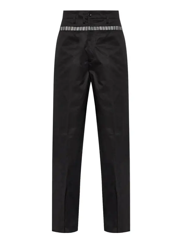MAISON MARGIELA Cotton Trousers - Black