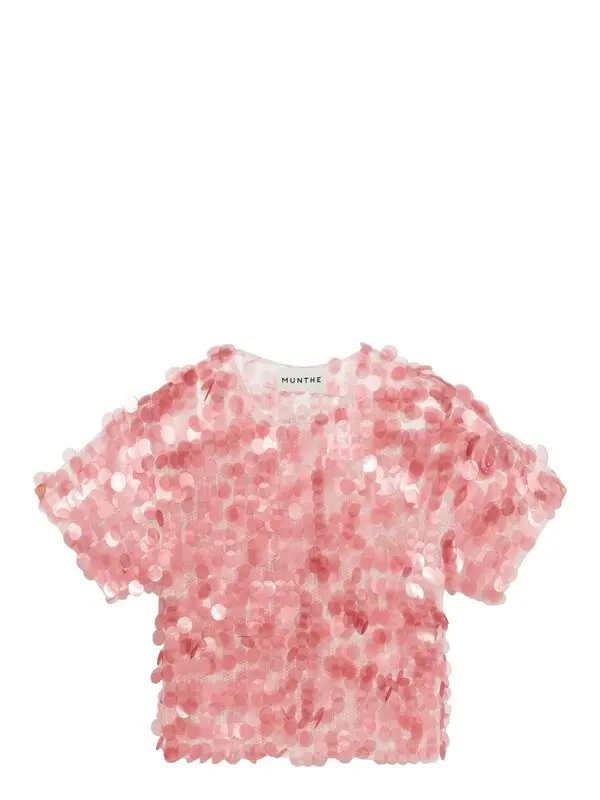 Munthe Belmira Sequin Top - Pink