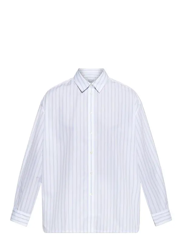 Maison Kitsuné Striped Pattern Shirt - White