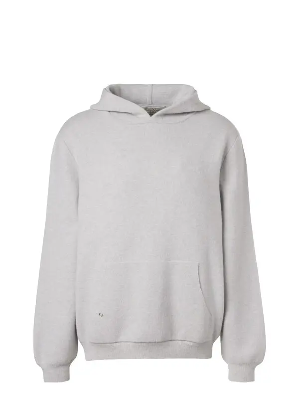 GOD'S TRUE CASHMERE Cashmere Hoodie With Quartz - Grey