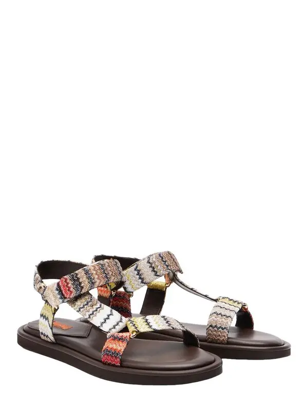 Missoni Minnie Zigzag Sandals - Multicoloured