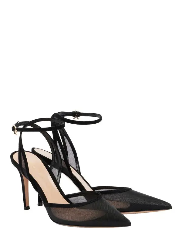 GIANVITO ROSSI Dorotea Slingback Pumps - Black
