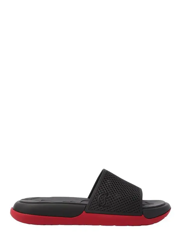 CHRISTIAN LOUBOUTIN Easy Breezy Slides - Black