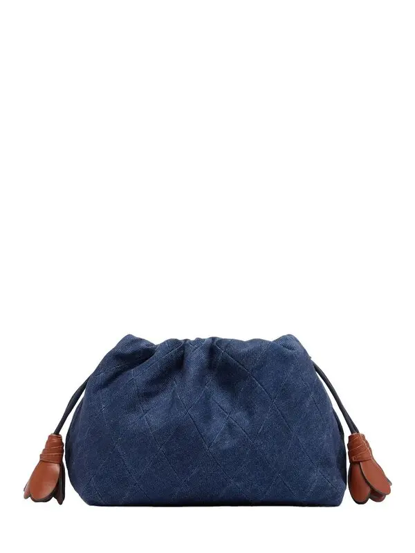 Zimmermann Small Denim Clutch - Blue