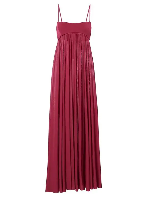 Zimmermann Luna Bandeau Jersey Gown - Pink