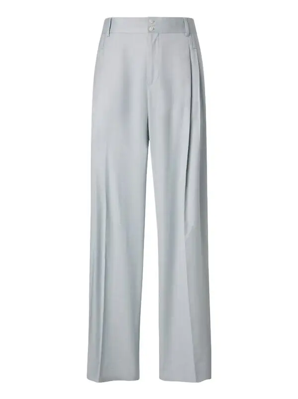 Dolce & Gabbana High-rise Wide-leg Pants - Blue