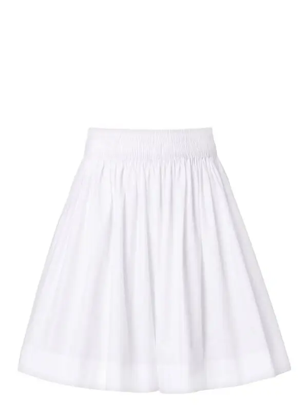 JOSEPH Aissa Cotton Poplin Bermuda Shorts - White