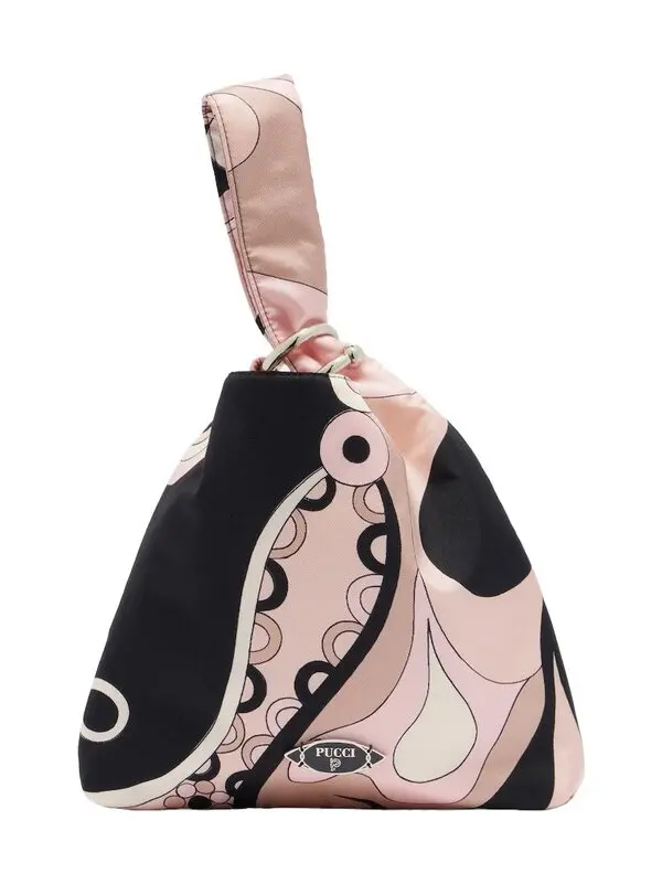 Emilio Pucci Emilio Orchidee Silk Twill Top-handle Bag - Pink