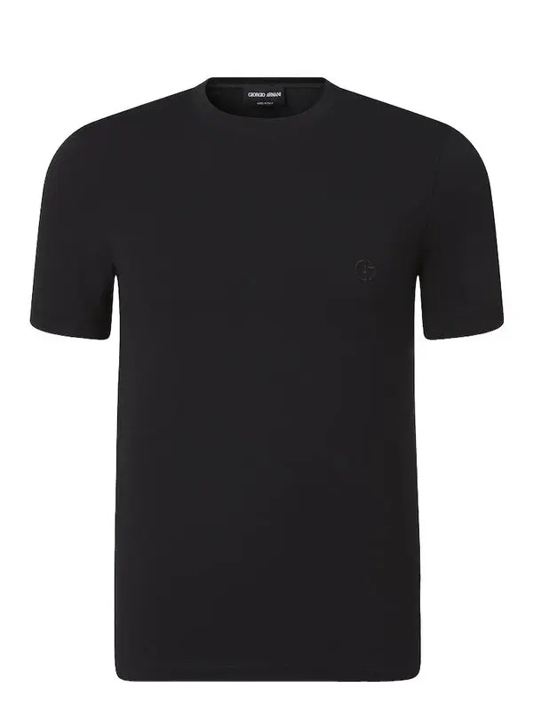 Giorgio Armani Jersey T-shirt - Black