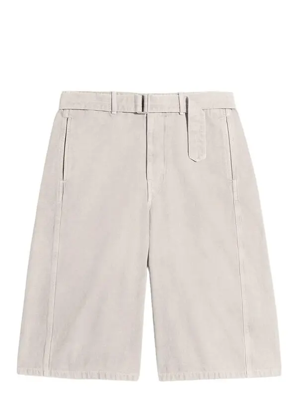 LEMAIRE Denim Short Moonstone - Beige